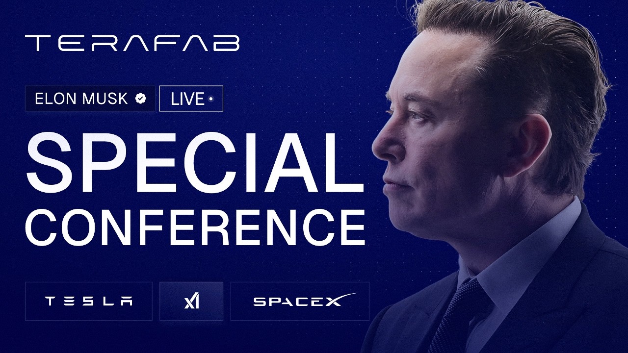 LIVE: Elon Musk Reveals Terafab - Сollaboration with Tesla, xAI, SpaceX | Next-Gen AI Factory