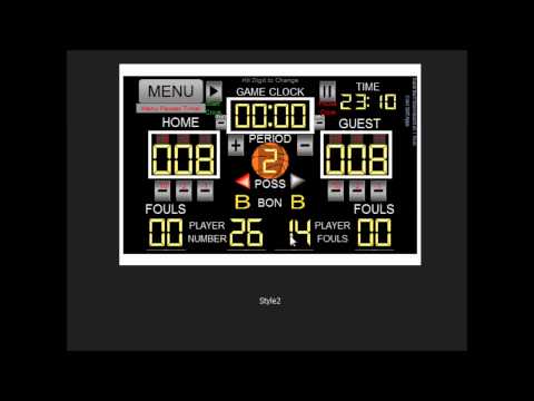 Real Cool Basketball Scoreboard Tutorial