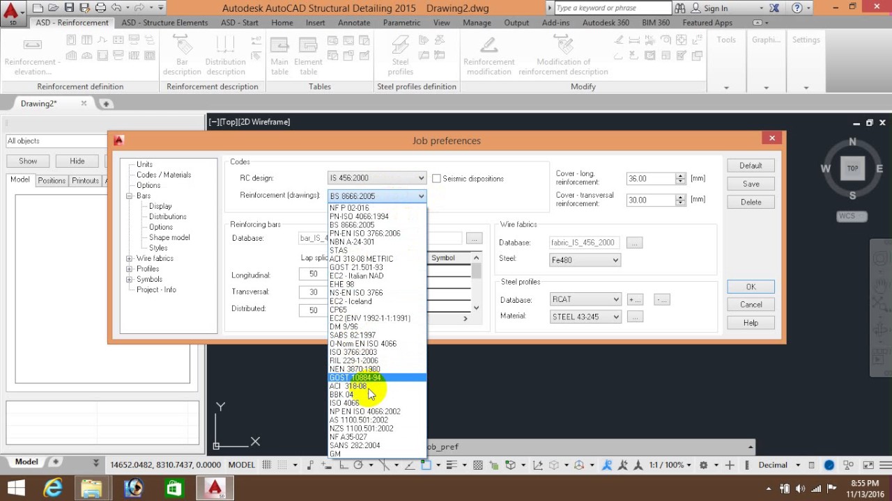 AutoCAD Structural Detailing ( 2015 intro and settings)