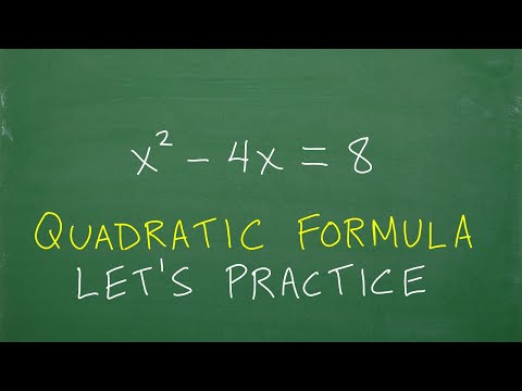Quadratic Formula Explained - Detailed Step by Step Practice Problem