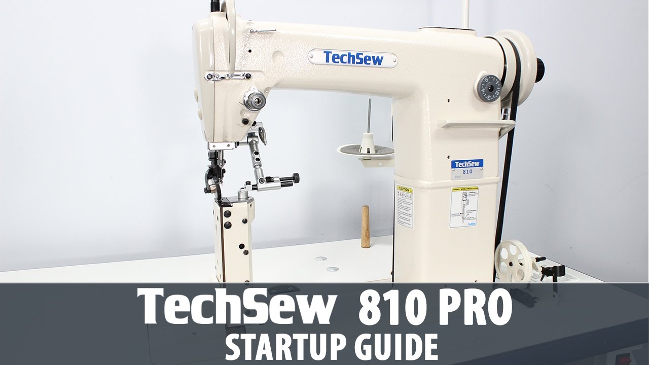 Techsew 810 / 810 Pro Startup Guide