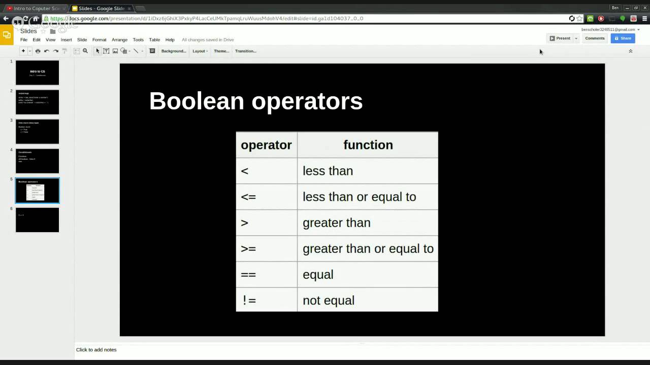 Intro to Python (3) - Conditionals
