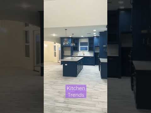 Kitchen Trends - Blue cabinets💙