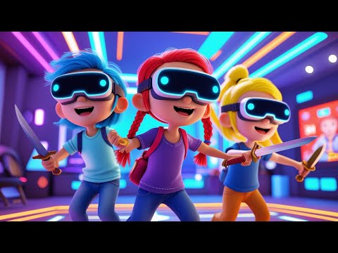 Laser Tag Battle | EP3 | Neon Arena Challenge for Kids | Nursery Rhymes & Kids Songs | Jolly Tunes