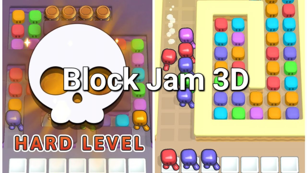 Block Jam 3D Mobile Gameplay levels 45 & 46