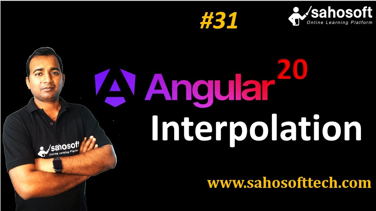 Interpolation in Angular 20 | Data Binding in Angular | Sahosoft