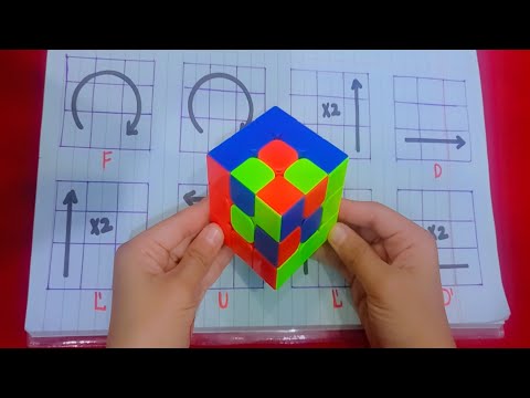 Learn How To Make "Mini Checkerboard" Pattern in Rubik'sCube || Step By Step ||