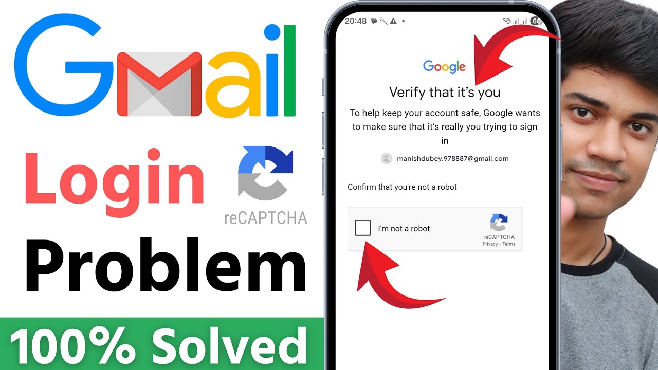 Verify that it's you gmail problem | Verify that it's you I'm not a robot |Gmail login problem 2026