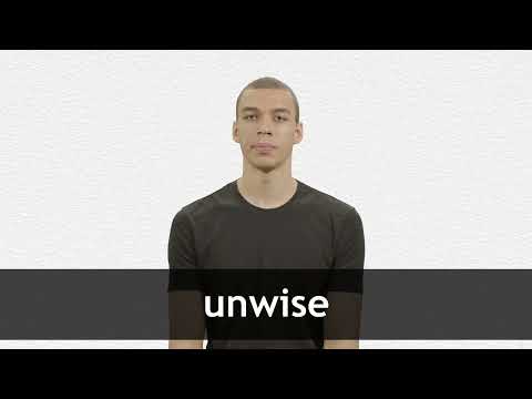 UNWISE definition and meaning | Collins English Dictionary