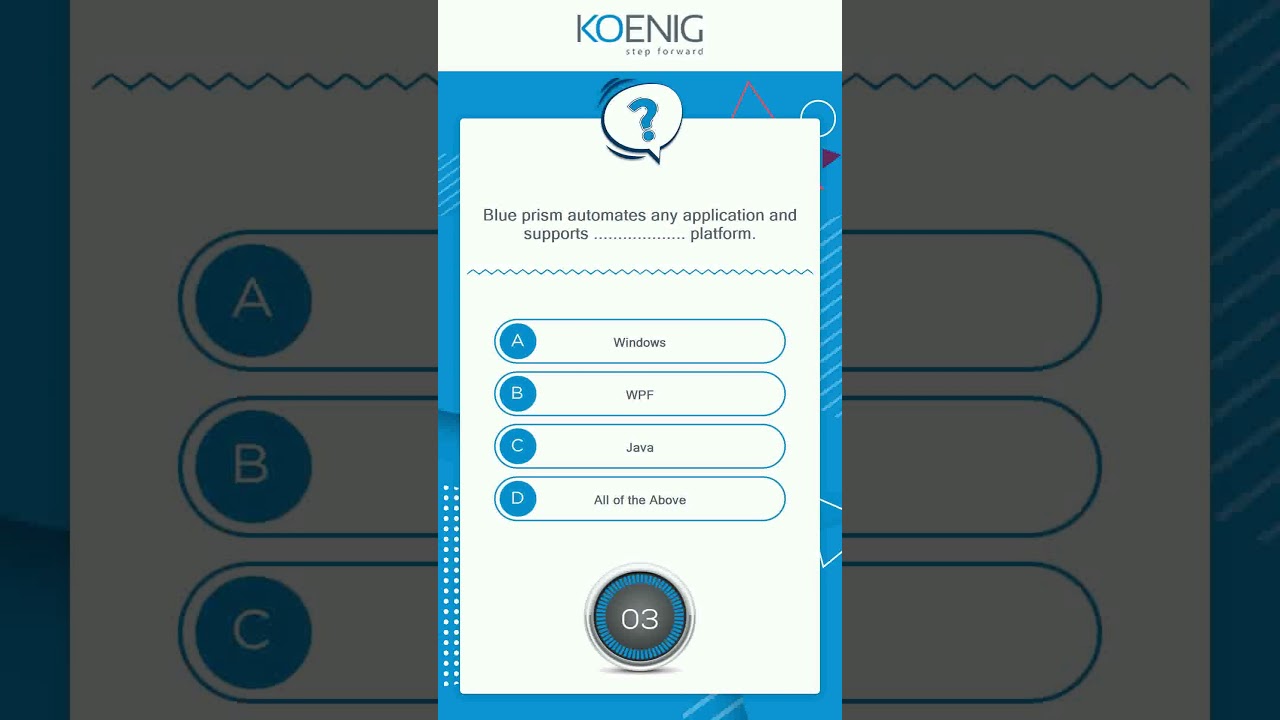 Learn Robotic Process Automation with Blue Prism online | Koenig Solutions