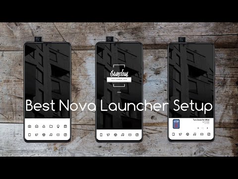 Best Nova Launcher Setup -September 2019 | Customize your android homescreen !!!