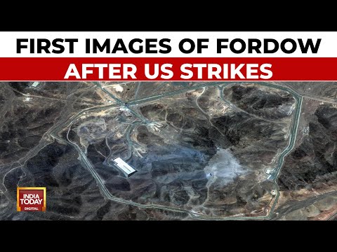 Exclusive Images Of Iran's Fordow Nuclear Facility After US Bunkerbuster Strikes | India Today