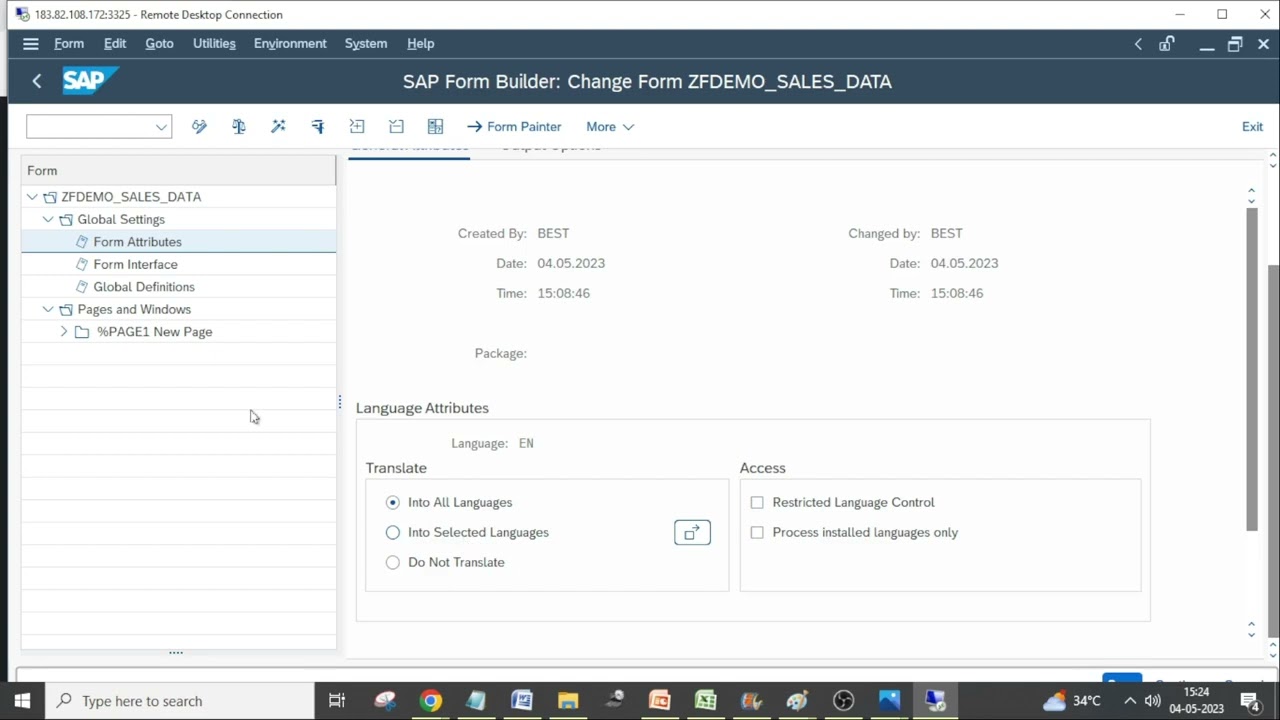 46. SMARTFORMS Example Part 1