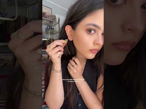 Styling 14K Gold Teardrop & Marquise Cut Earrings | Anygolds