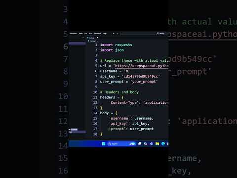 Using an AI API for free