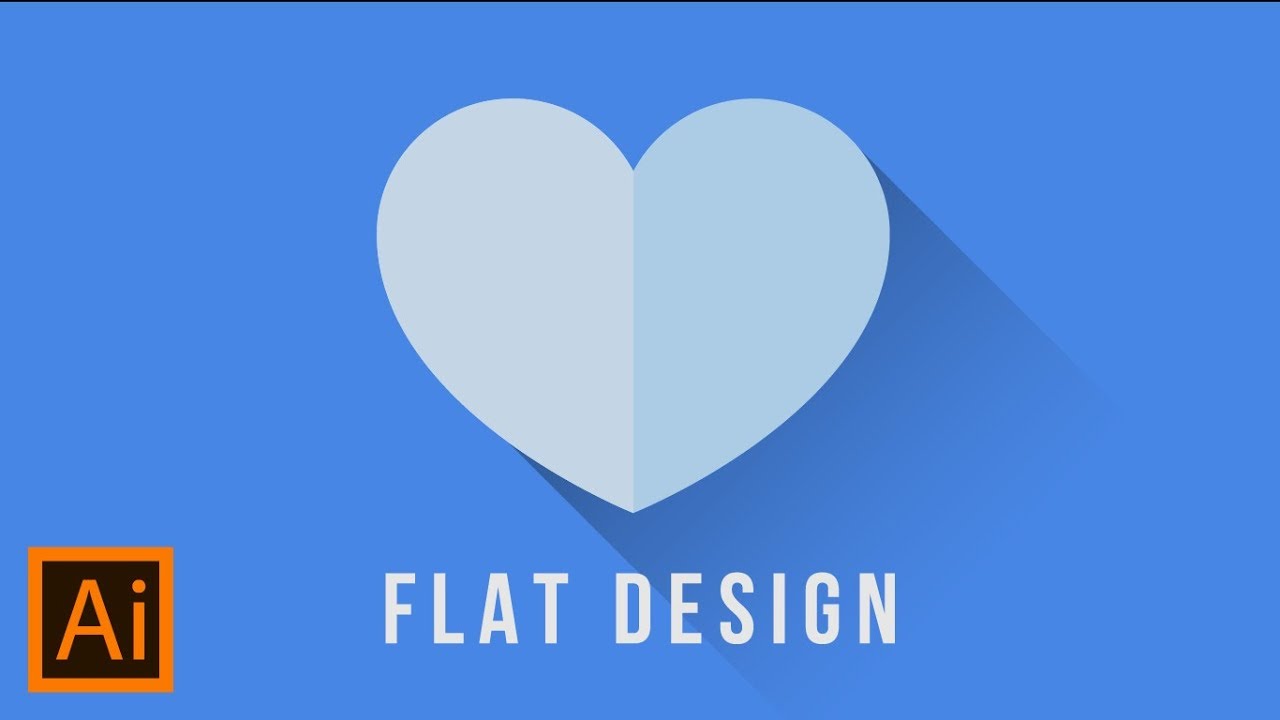 Adobe Illustrator Tutorial - Create Simple Flat Design
