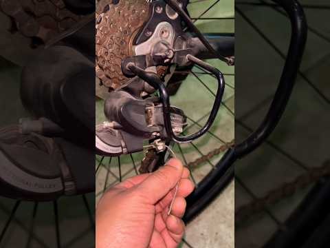 How to fix rear gear wire #gearcycle #shortvideo #cycle #cyclerepair #cycling #longcycle
