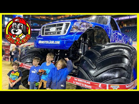 Best Day of My Son's Life! (Monster Jam Pit Party & Freestyle Moments 2022 DETROIT)