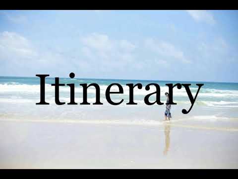 How To Pronounce Itinerary🌈🌈🌈🌈🌈🌈Pronunciation Of Itinerary