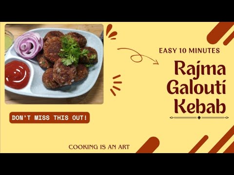 Rajma Galouti Kebab – Soft, Spicy & Totally Veg!