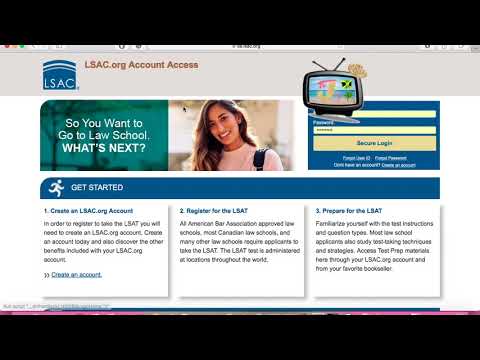 Applying to Law School : Creating a LSAC account + BONUS School Acceptance Predictor