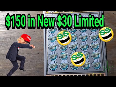 $150 in $30 3 Million Limited lottery scratch tickets. Profit and symbols found.