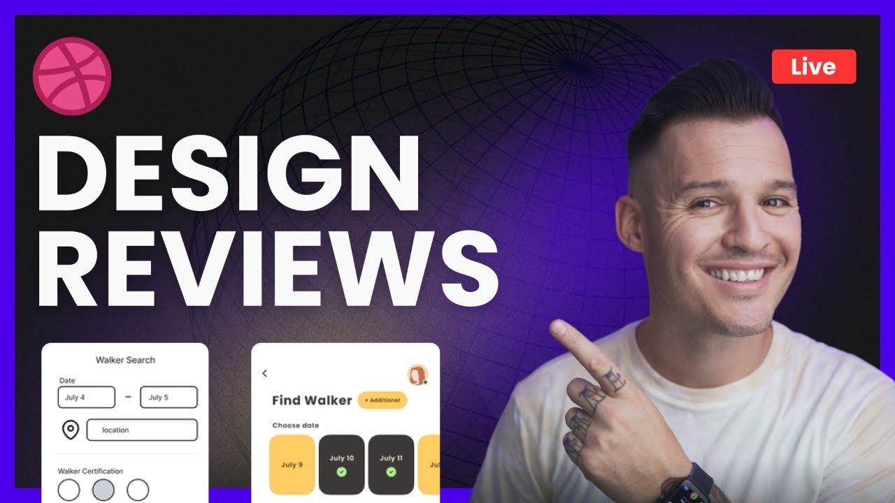 Dribbble Design Reviews