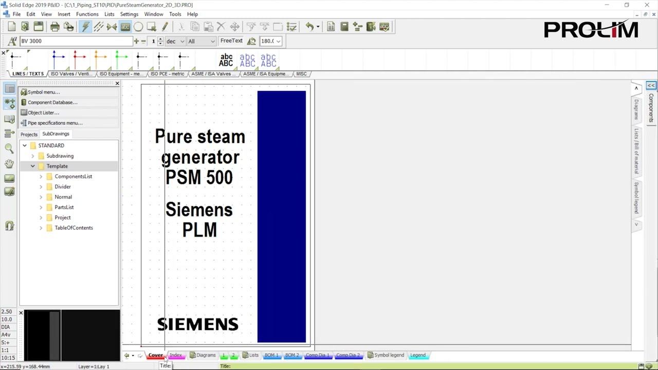 Solid Edge P&ID Design Video - PROLIM