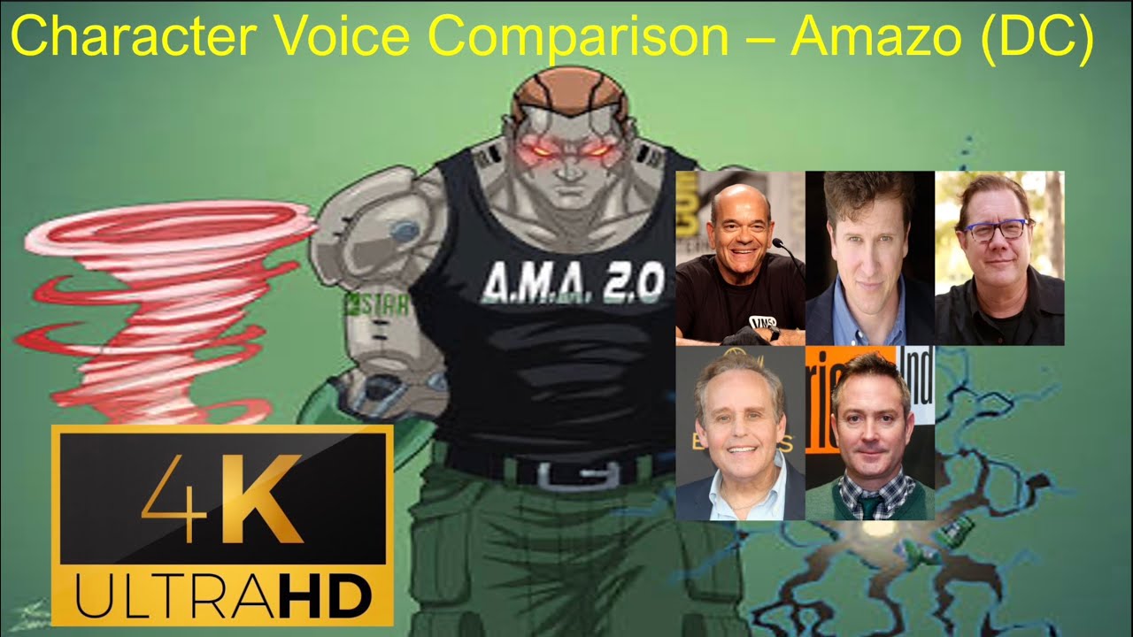 Character Voice Comparison - Amazo (DC)