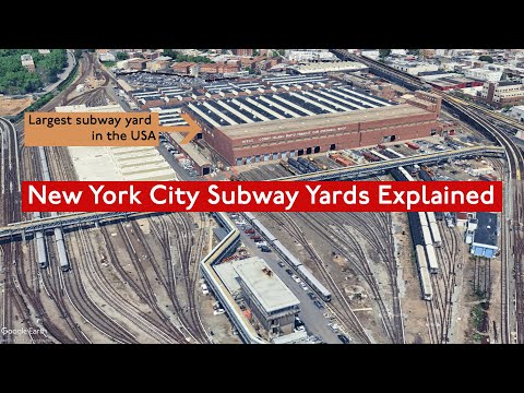 Where do Subway Trains Go When They Aren't in Service? NYC Subway (and Rail Transit) Yards Explained