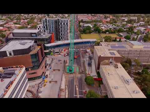New Footscray Hospital footbridge connects health and education