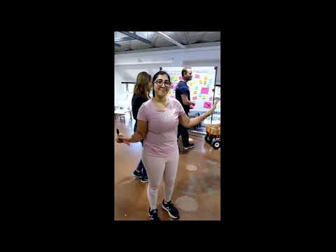 Stanford d.school workshop on Design Thinking: Happy Dances by the Participants