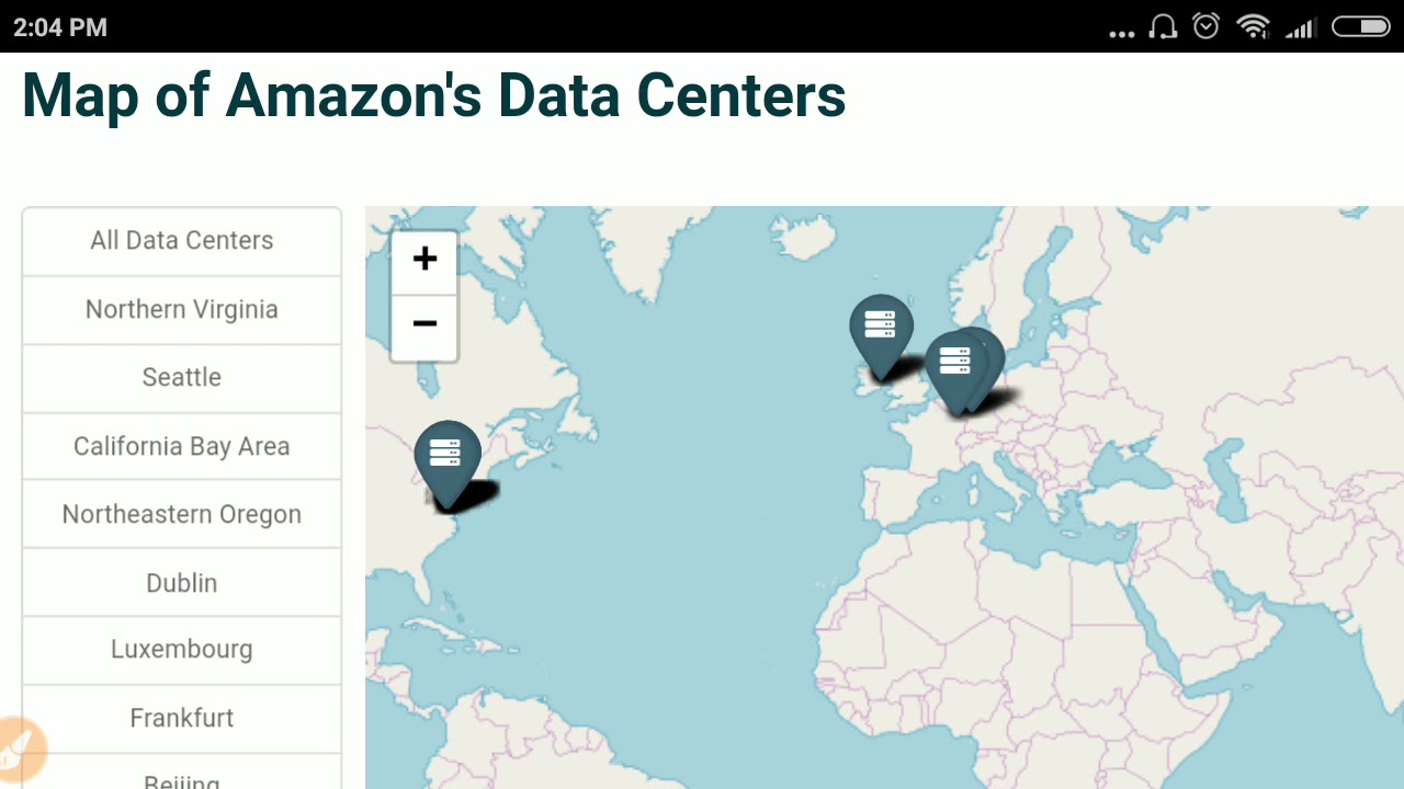 WikiLeaks released Secret locations of Amazon Data Centers