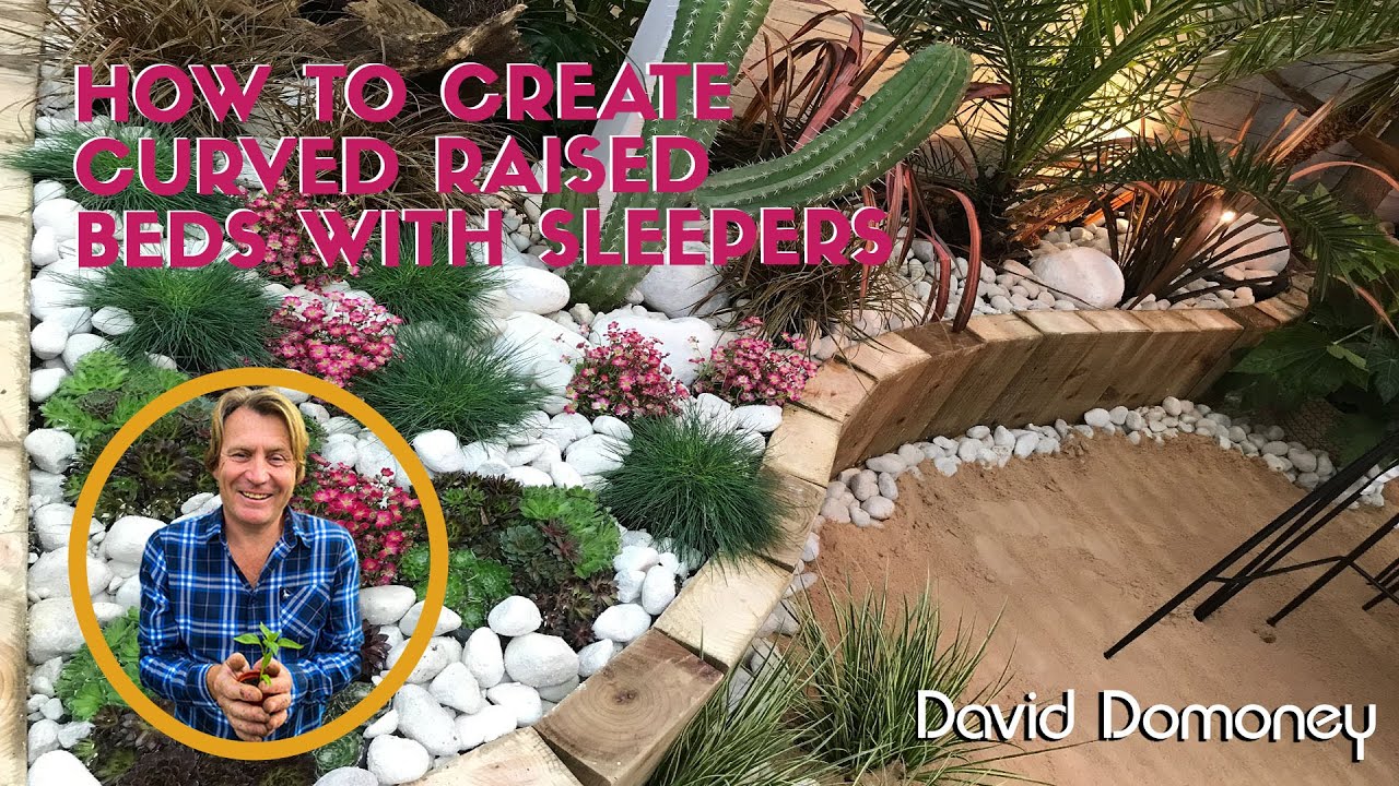 Transform Straight Sleepers Into Curved Garden Beds!