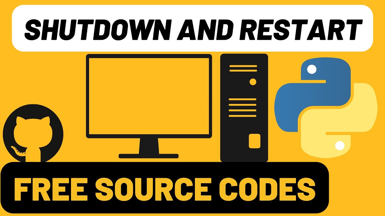 How to restart and shutdown computer using Python?