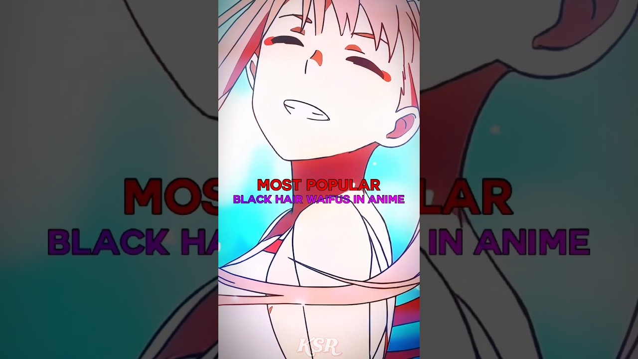 Most Popular Black Hair Waifus In Anime 😈🗿 #shorts #anime #animeedit #animeshorts