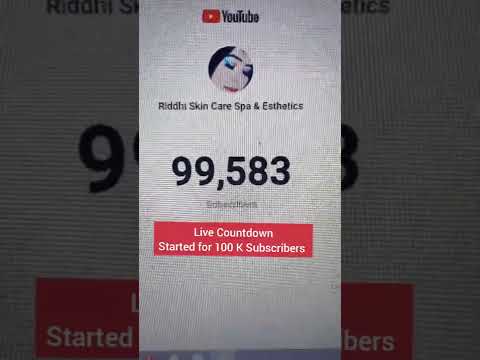 Live Update | 100 K Subscribers Countdown Started #100k #countdown #shorts