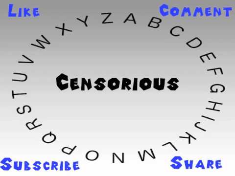 How to Say or Pronounce Censorious