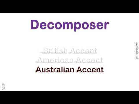 Decomposer How to Pronounce Decomposer in Australian Accent, British Accent, American Accent ?