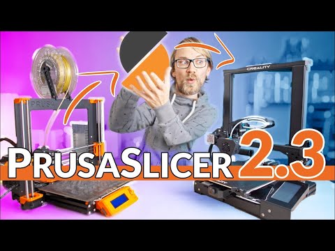 Use the new PrusaSlicer 2.3 with ANY 3D Printer!