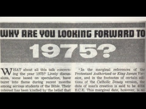 Why is 1874 & 1975 Important to Everyone as well as JWs ?