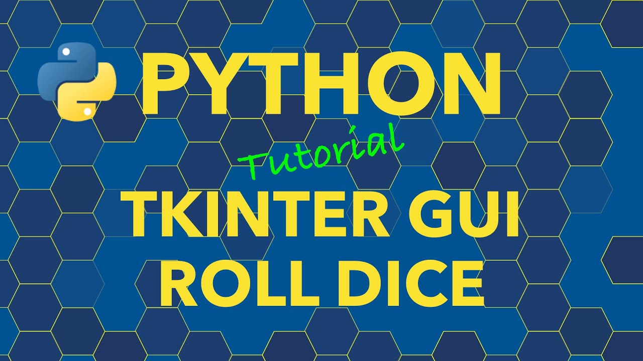 Python Tkinter GUI Roll Dice