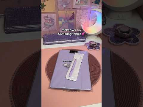 makeover my Samsung tablet 💜 galaxy tab S9+ | amazon finds | digital note taking | penly app