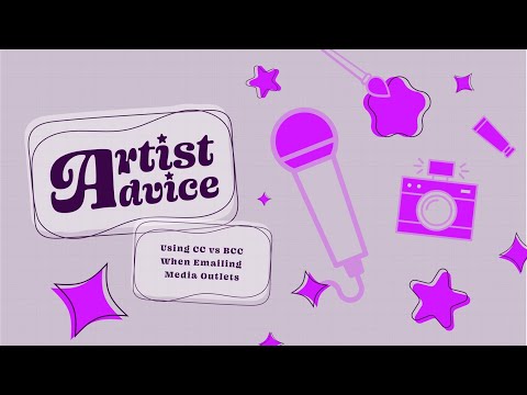 Cc vs Bcc when approaching media outlets | Artist Advice