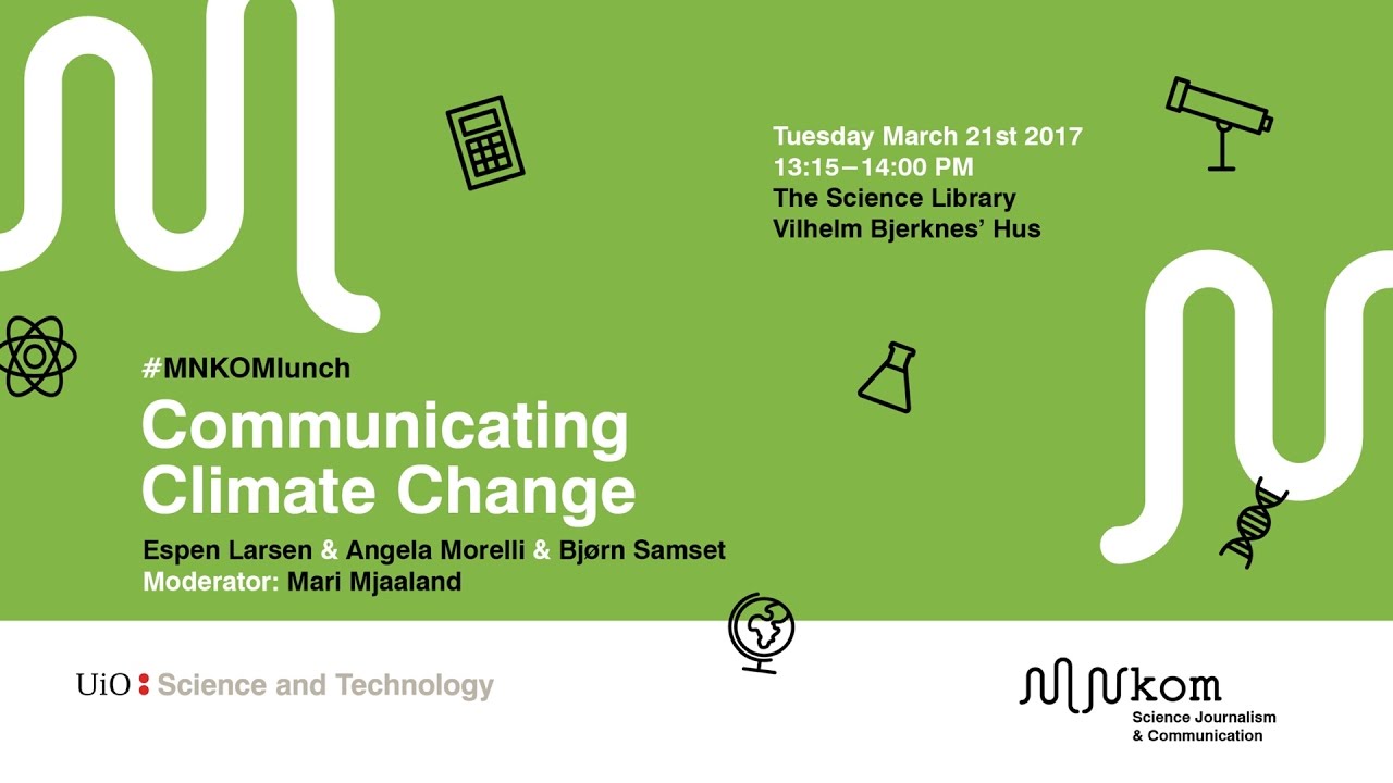 MNKOM lunch: Communicating climate change