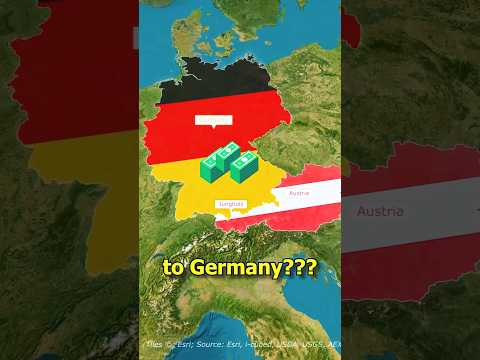 Weirdest border of European Continent???🇩🇪🇦🇹😲