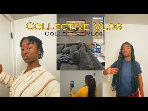 collective vlog - topicals eye masks, ramen, nu hair {senegalese twists}