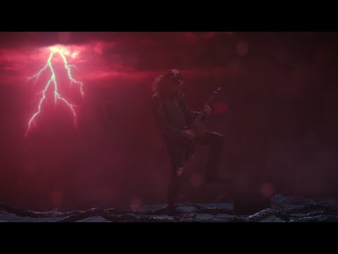 B.C. Rich Warlock Bronze Series Black / Red Crackle "The | Reverb