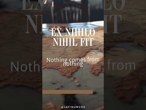 Creating Something from Nothing: Ex Nihilo Nihil Fit
