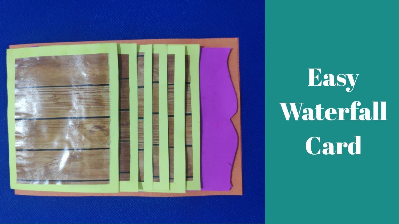 Easy Waterfall Card | Pullout Card | Video Tutorial